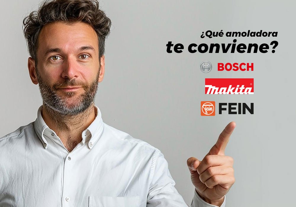 Amoladoras eléctricas: Bosch vs Makita vs Fein | Comparativa 2024
