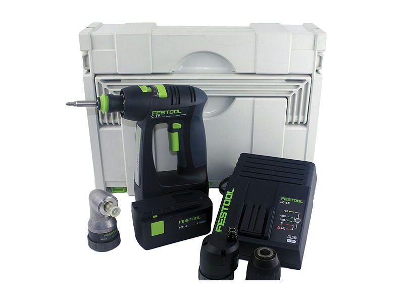 Taladro Festool C12 CE-MH45-Set - Grupo Electrón