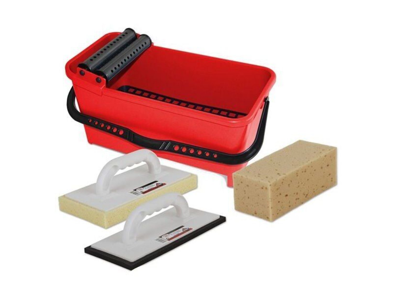 Kit Rubiclean Cubeta+Llana+Talocha+Esponja Rubí | Grupoelectron.com