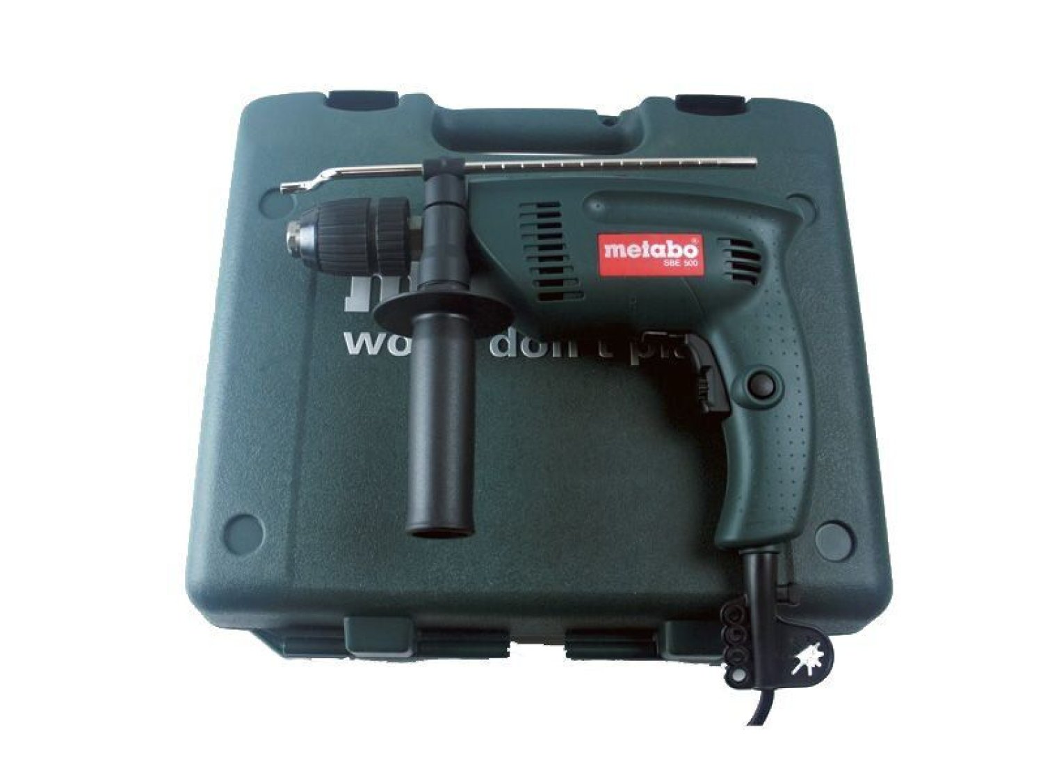 Taladro percutor Metabo SBE 500 + Maletín - Grupo Electrón